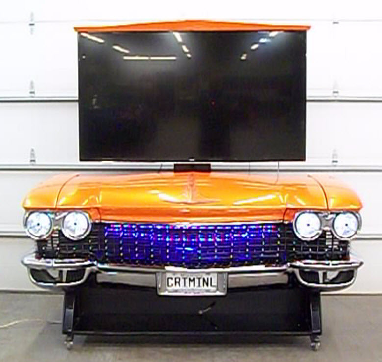 1960 Cadillac TV Lift Display – CarFurniture.com
