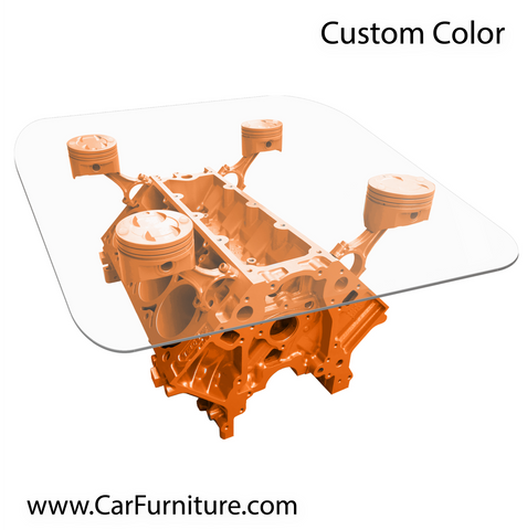 Engine Glass Table