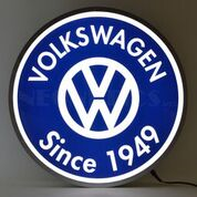 Volkswagen Since 1949 Backlit LED Lighted Sign – CarFurniture.com